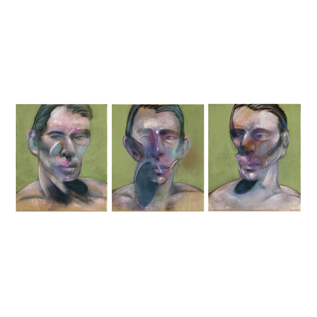 Three Studies for a Portrait (Peter Beard), 1980 – The Francis Bacon Shop: